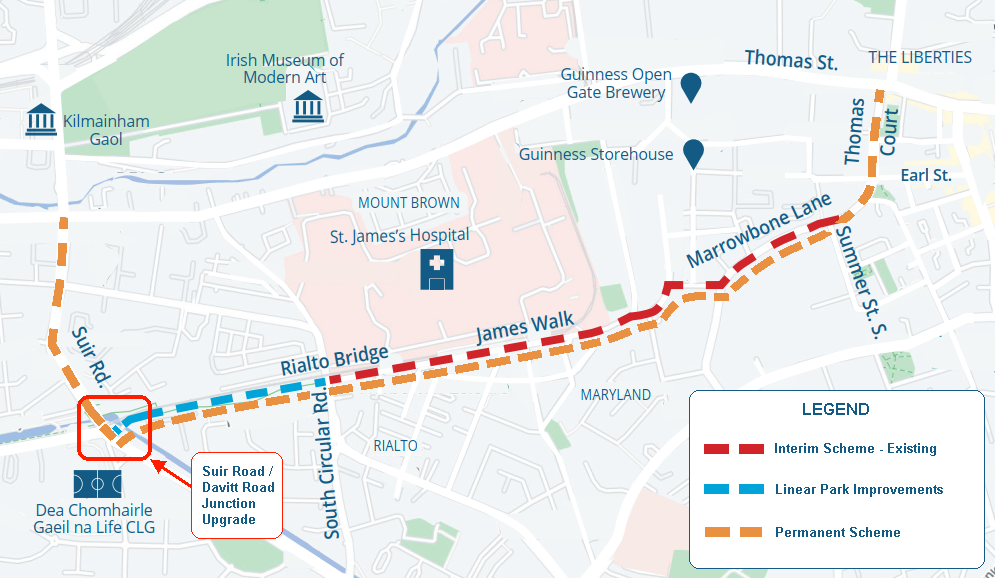 Kilmainham to Thomas Street Active Travel Scheme | Dublin City Council